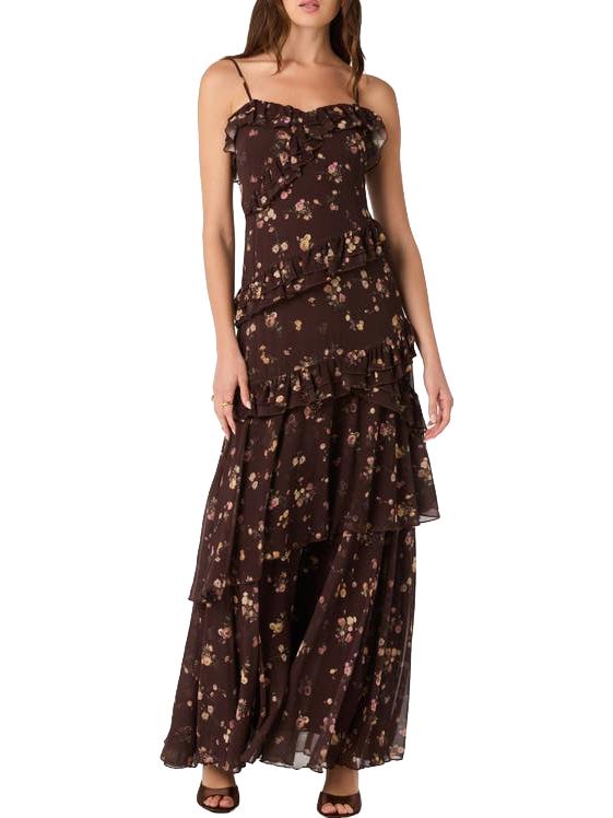 ASTR THE LABEL ASTR the Label Journee Ruffle Floral Maxi Dress